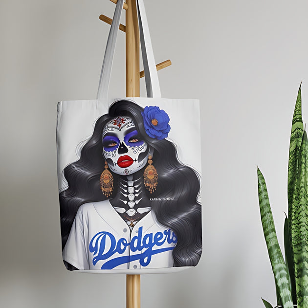 Catrina Dodgers Tote Bag – artebykarina